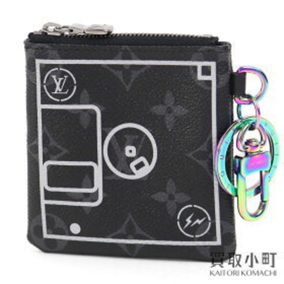 Louis Vuitton | Bags | Louis Vuitton Perth Eclipse Black Wallet Pouch ...